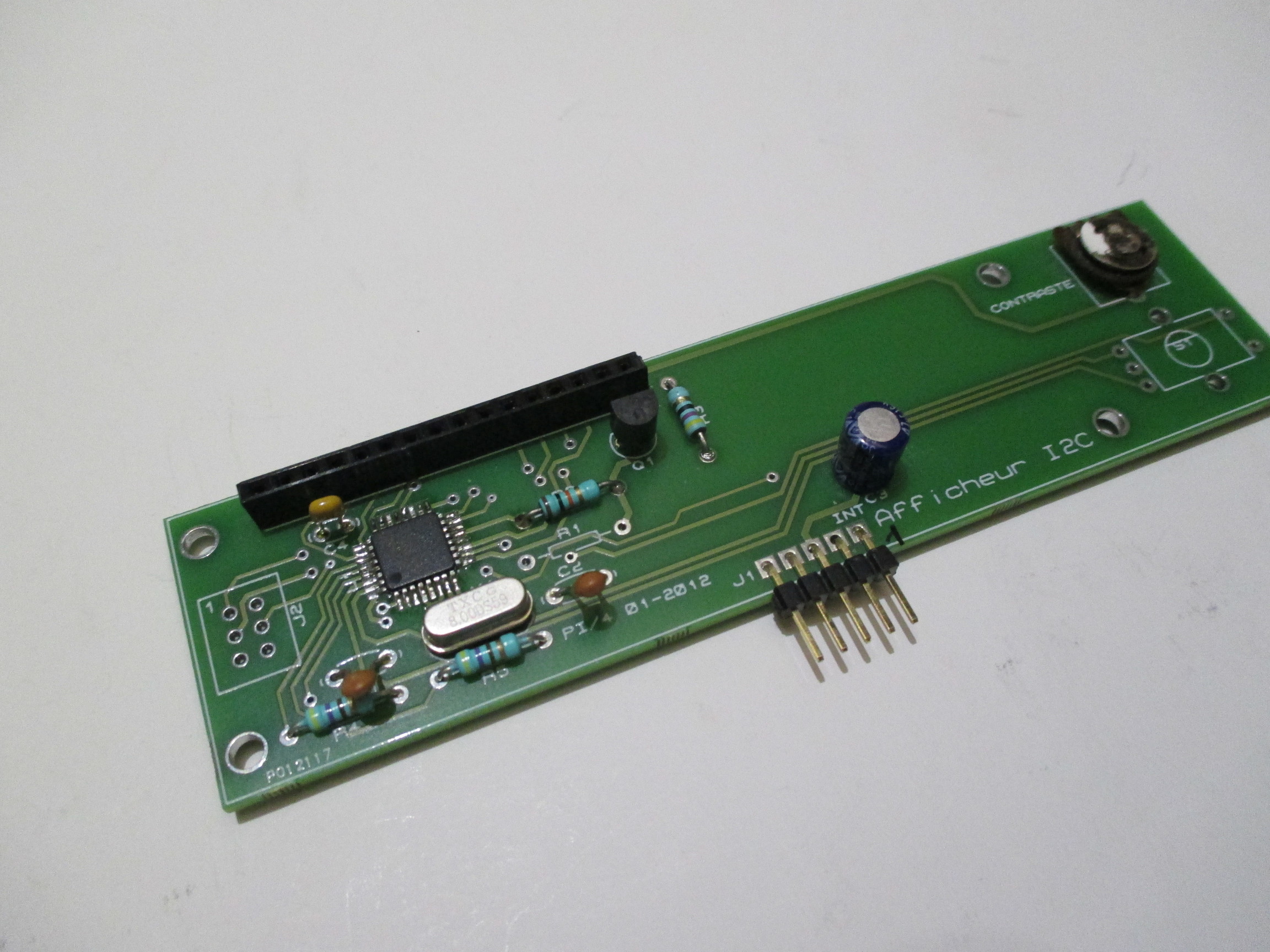 Display LCD 4x20 TWI (compatible I²C) - Elektor LABS